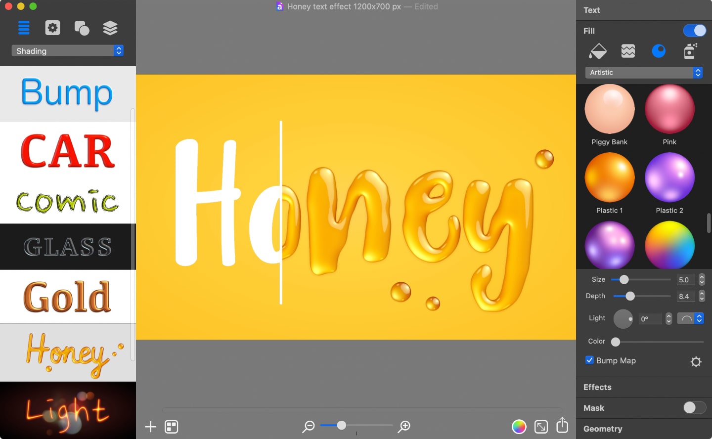 Creating Food Typography | Art Text for Mac