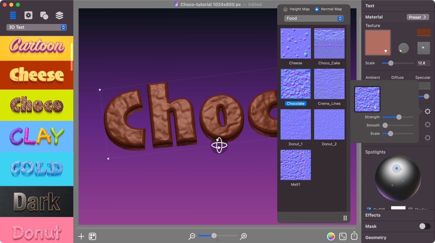 Chocolate Text Effect | Art Text Tutorials