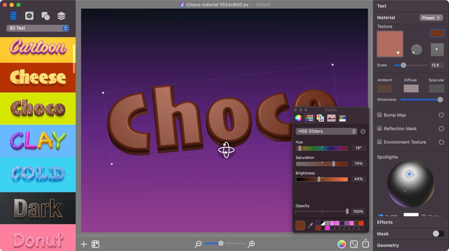 Chocolate Text Effect | Art Text Tutorials