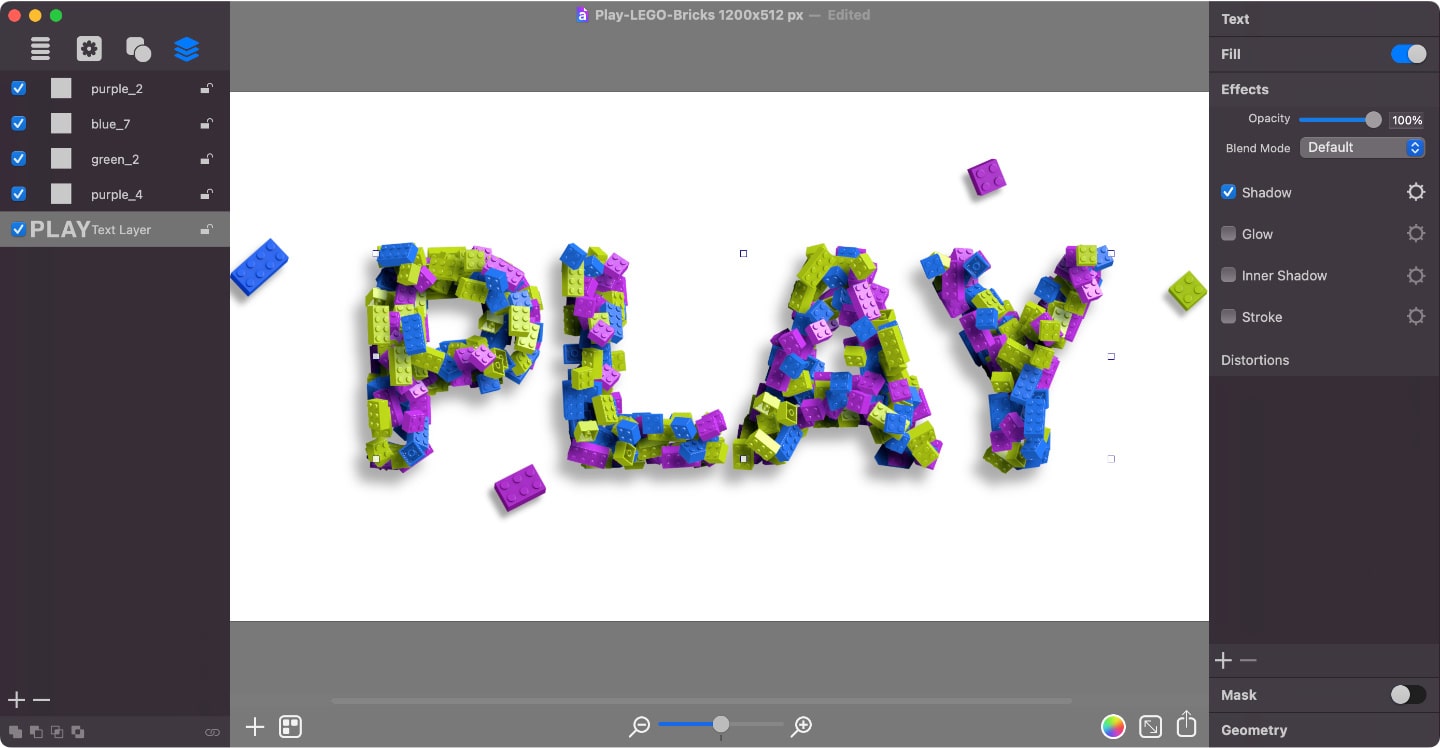 LEGO Bricks Text Effect | Art Text Tutorials