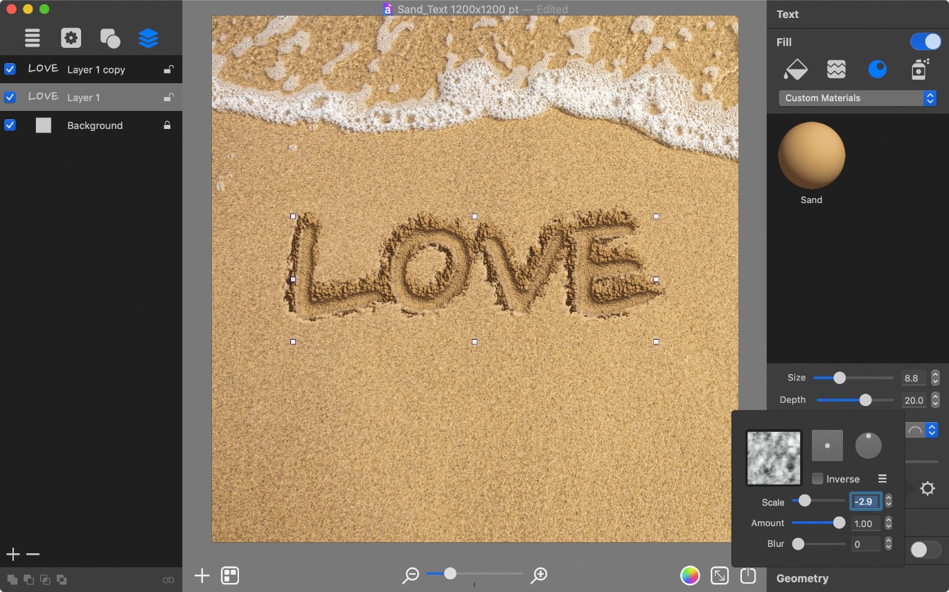 Sand Text Effect | Art Text Tutorials
