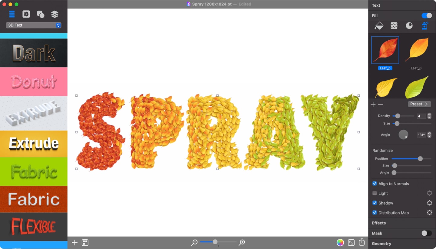 Using Spray Fill | Art Text Tutorials
